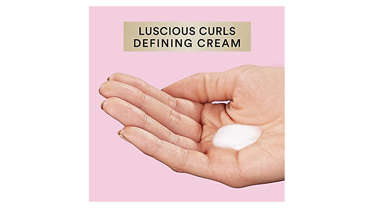 Suave Pink Luscious Curls Cream for Defined Curls