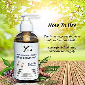 Yana Routine 2-in-1 Shampoo & Conditioner for Men & Women, Suitable for Color Treated Hair, with Purifying Hydrating & Nourishing Extracts of Rosemary & Argan Oil, Clears Build Up Gently & Deeply,