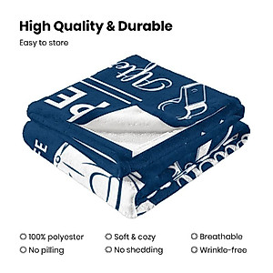 NIAXAYER Coach Gifts for Men Best Coach, Cheer Coach Gifts, Coach Appreciation Gift Flannel Throw Blanket 60"×50"