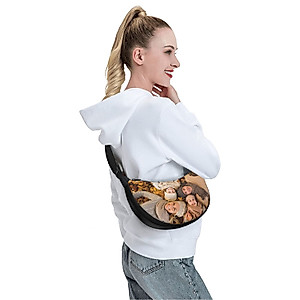 Custom Crossbody Bags for Women/Men, Personalized Anti-Theft Shoulder Bag Purse for Carrying All Phones personalized Valentine's Day Gifts