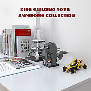 VONADO Dinosaur Building Blocks - Action Figure Monsters from Monster Series Toys, Educational Mini Tyrannosaurus Building Toys, Creative Play Building Bricks Set for 6+ Kids Gift(220 PCS)