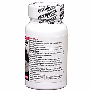 Nutramax Cosequin Joint Health Supplement for Cats - with Glucosamine and Chondroitin, 30 Capsules (Pack of 2)