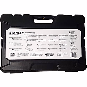 STANLEY Professional Grade Black Chrome NEW Mechanics Tool Set (Socket Set-229 pieces)