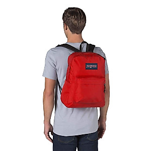 Jansport - Superbreak Backpack - Red Tape, O/S.
