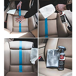 Adam's Interior Scrubbing Mitt - Agitate Surfaces to Quickly Remove Stubborn Dirt or Stains - Safe for Interior Surfaces