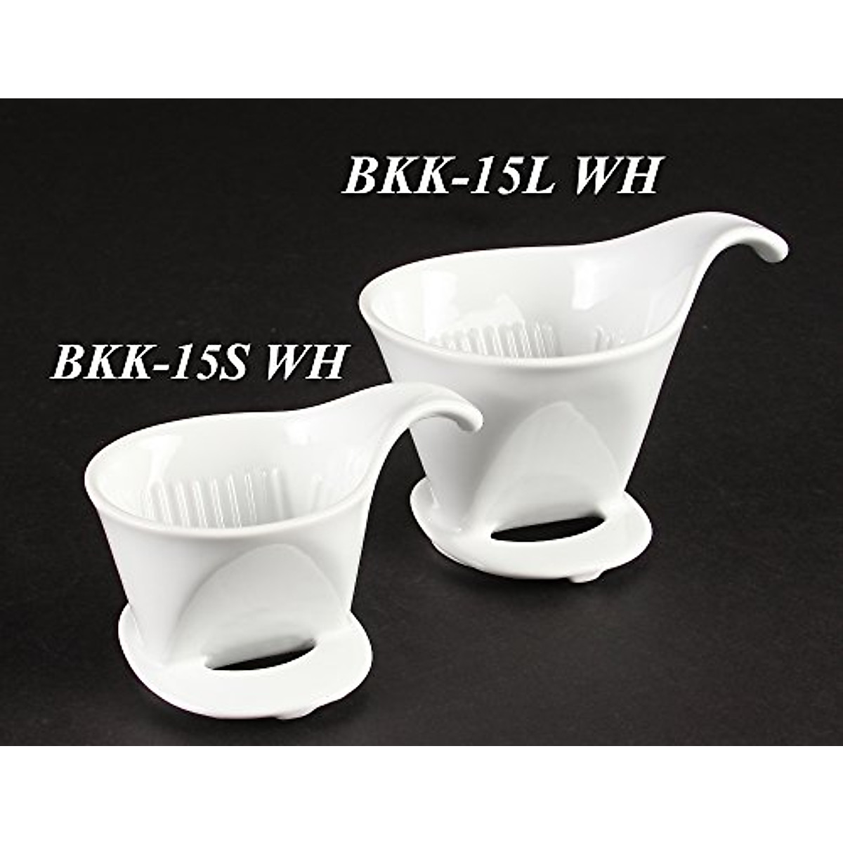 ZERO JAPAN Ceramic Coffee Dripper for #2 or #4 paper filter - Drip Cone Brewer - White