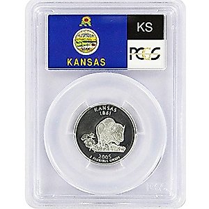 2005 Kansas State S Silver Proof Quarter PR-69 PCGS