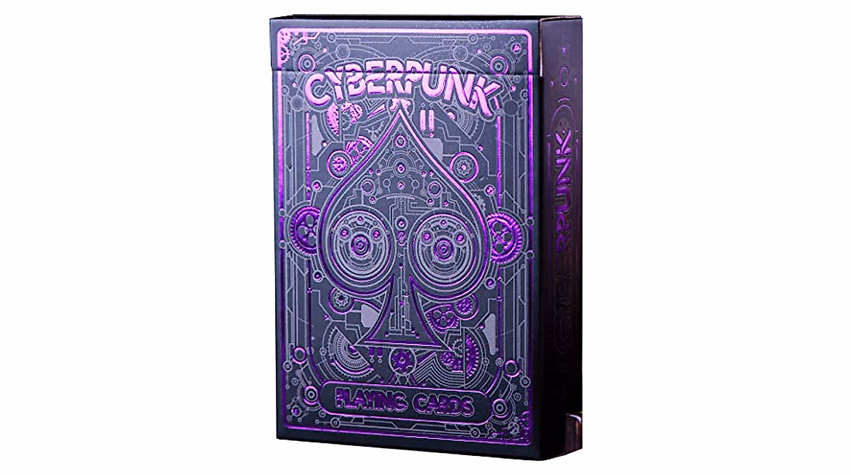 Cyberpunk Purple Playing Cards - Unique Cardistry Deck
