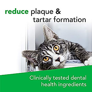 VetriScience Perio Plus Teeth Cleaning Treats for Cats, Chicken, 60 Chews - Plaque Control, Fresh Breath and Gum Health for Cats