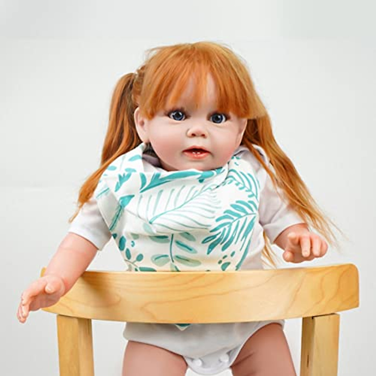 Miaio Reborn Baby Dolls, Reborn Dolls Girl17 Inch, Handmade Realistic Baby Doll Newborn Lifelike Dolls in Soft Vinyl and Weightd Body for Boy, Girl, Mother, Birthday Gifts, Weddings-A