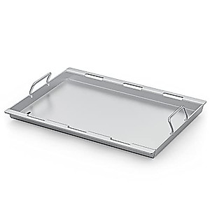 Stanbroil Stainless Steel Griddle for Weber Spirit I, II & II LX 300 Series Gas Grills, Universal Grill Griddle Replacement Parts for Weber Spirit S-310 S-320 E-310 E-320