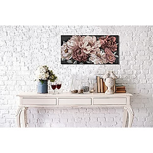 Art Knitting (12X24inch) Paint by Number for Adults Beginner Students Kids, Ideal Gift Choice for Birthday,Anniversary or Any Festival.DIY Acrylic for Room Decor- Blooming Flowers