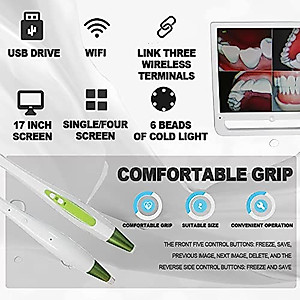 ofunoul 17" Large Digital LCD AIO Monitor 10 Million PixelsIntra Intra 0ral Camera,Single/Multiple Image Display（Multilingual Design ）