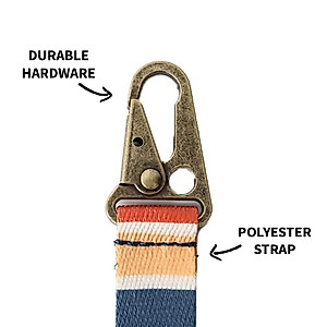 Thread Wallets Cool Keychain Clip for Men & Women | Key Ring for Wallets & Keys (Legacy)