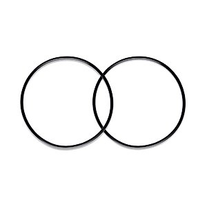 IPW Industries Inc. Compatible AO-WH-STD-OR-2 - Whole House Water Filter O-Rings 3.44 Inch 9 Cm Actual Diameter Fits Housings Designed for 2.5 Inch Filters - 2 Pack