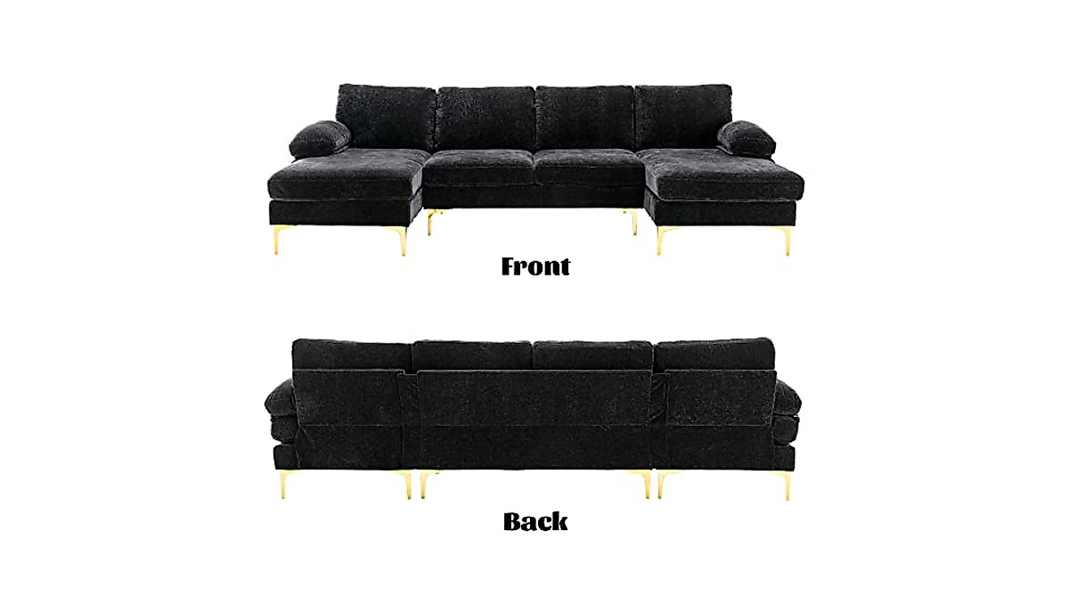 Homtique U Shaped Sectional Couch - Stylish & Comfortable