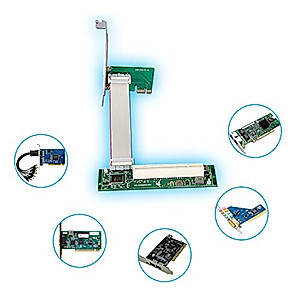 Sintech PCI-E Express 1X to PCI 32bits Adapter with 10CM Flex Cable
