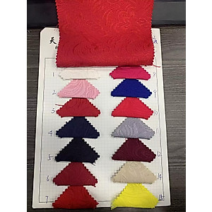 Tuxedo for Men Slim Fit 3 Piece Suit with Bow Tie Shawl Lapel Jacquard Floral Tuxedo Suits for Man Burgundy Size L