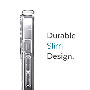 Speck iPhone 13 Pro Max Case - Drop Protection Fits iPhone 12 Pro Max & iPhone 13 Pro Max Phones - Clear Case, Built for MagSafe - Anti-Yellowing & Anti-Fade with Dual Layer Slim Design - GemShell
