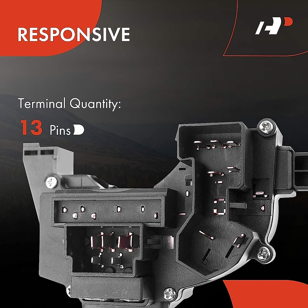 A-Premium Turn Signal Switch, Windshield Wiper Washer, Hazard Warning Flasher, Compatible with Ford F-150 1999-2003, F-250/350/450/550 Super Duty (1999 F-250 GVW Under 8,500lb), Blackwood