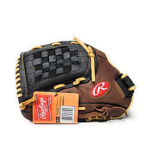 Rawlings Sporting Goods Prodigy Series Baseball Youth Glove, Brown 12"