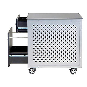 Pitstop Furniture FC230B Black File Cabinet