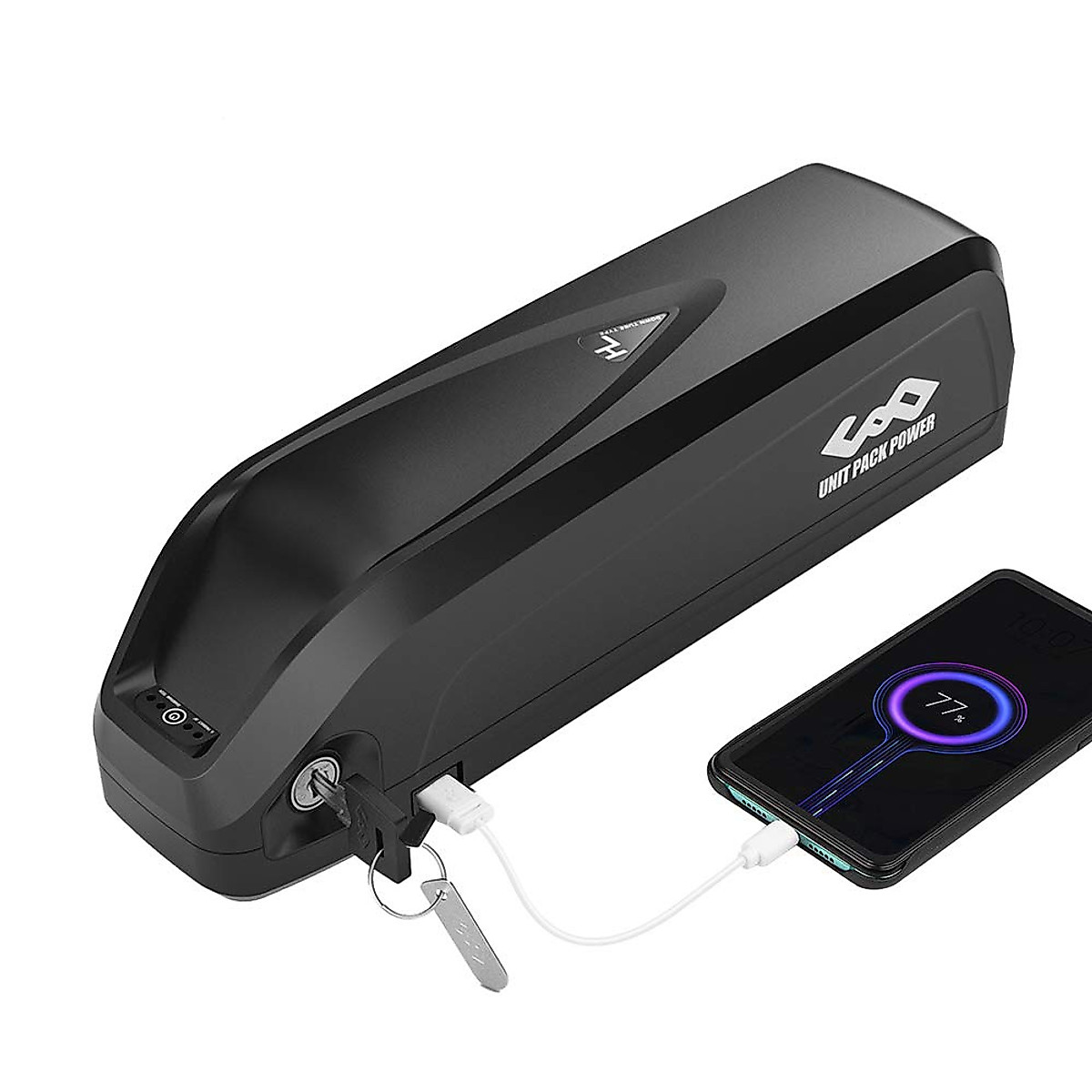 Ebike Battery 52V 13AH for 1000W 750W 500W Motor, Electric Bike Lithium Battery Pack for bafang, AW, ebike Conversion kit