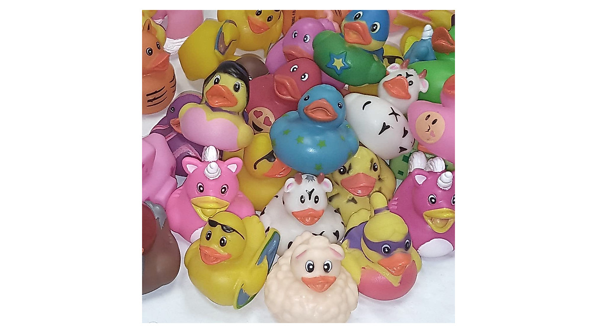 Rubber Ducks for Jeep Ducking - 50 Assorted Small Rubber Ducks