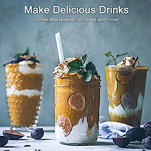 SNKOURIN Double Head Milkshake Maker Machine,110V Electric Beverage Blender with 2 Stainless Steel Cups,2 Speed Adjustable Commercial Milkshake Machine for Protein Shakes,Ice Cream and Cocktails…