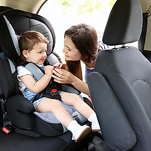 Crash and Flammability Tested,Child Car Seat Protector, Waterproof Anti Slip Piddle Pad for Infant Child Carseat, Booster, Stroller, Dining Chair (Black)