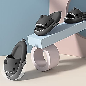 Metogo Cloud Shark Slides Non-Slip Open Toe Slippers Kids Cute Lightweight EVA Sandals