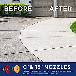 Westinghouse WPX3200 Gas Pressure Washer, 3200 PSI and 2.5 Max GPM, Onboard Soap Tank, Spray Gun and Wand, 5 Nozzle Set, CARB Compliant, for Cars/Fences/Driveways/Homes/Patios/Furniture