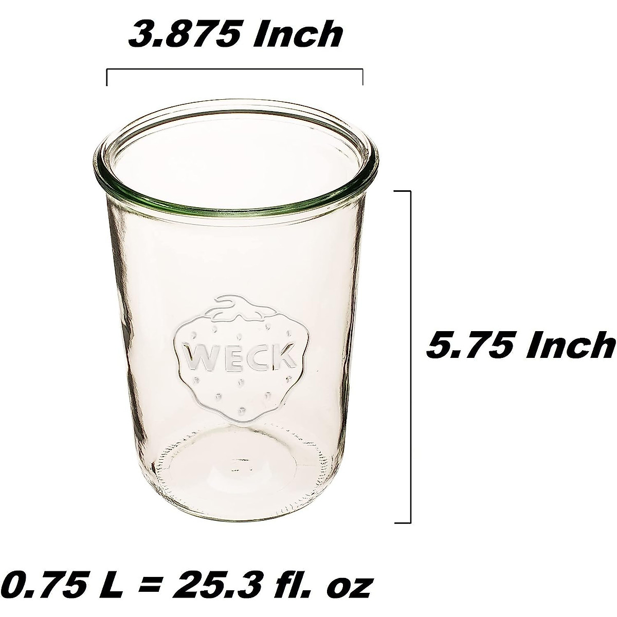 WECK 743 Mold Jar (Weck 743 // Silicone Lids)