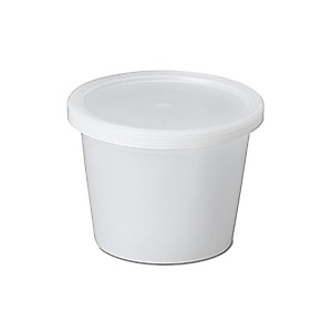 Bariatric Food Portioning Containers with Easy Secure Lids by OakRidge Products (4 Ounce) (50 Pack)