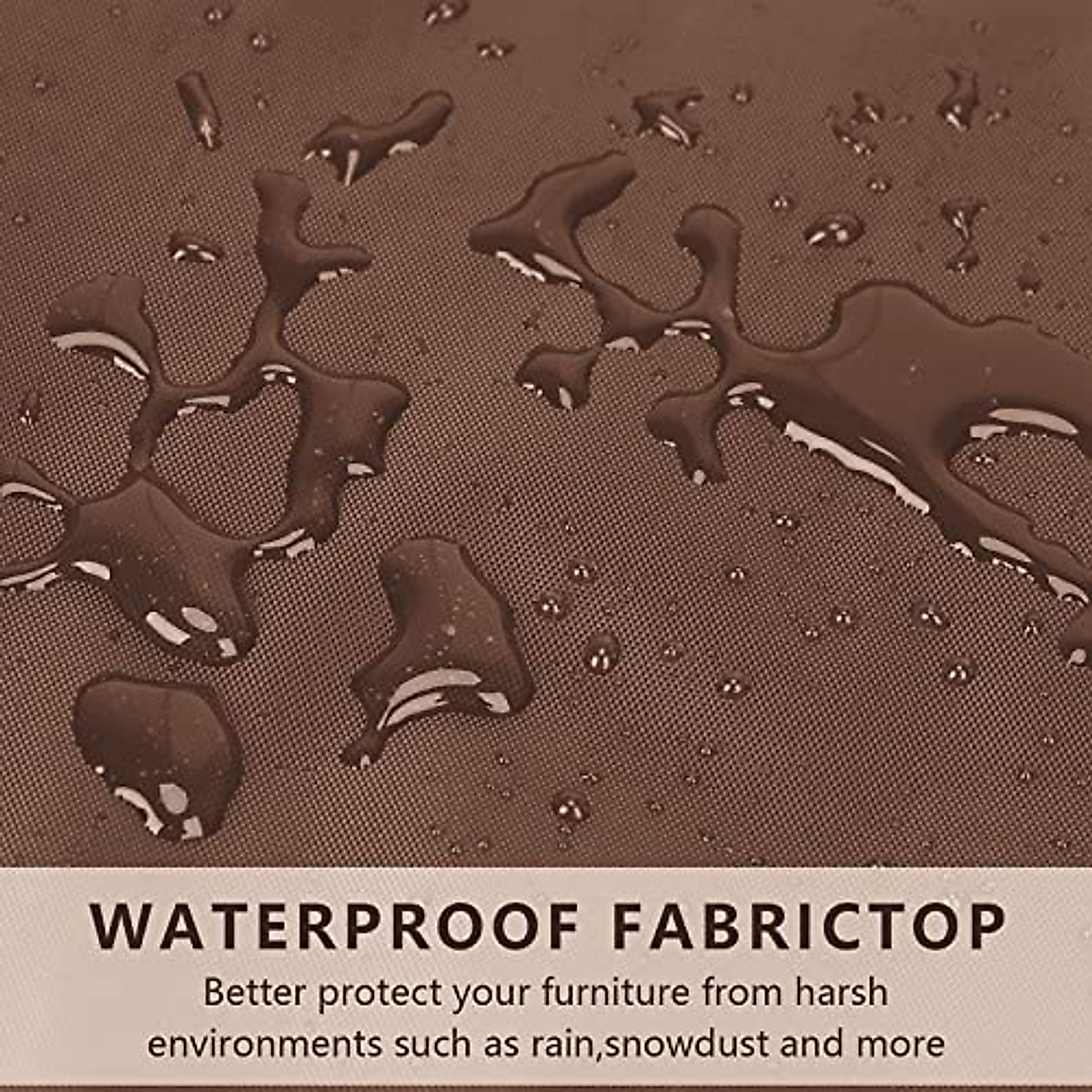 Patio Chair Covers,Stackable Patio Home Chair Cover,Durable/Waterproof/Dustproof Furniture Cover with Adjustable Hem Cord for Easy Fitting,Large Outdoor Stacking Chairs Cover 25" L x 25" W x 47" H