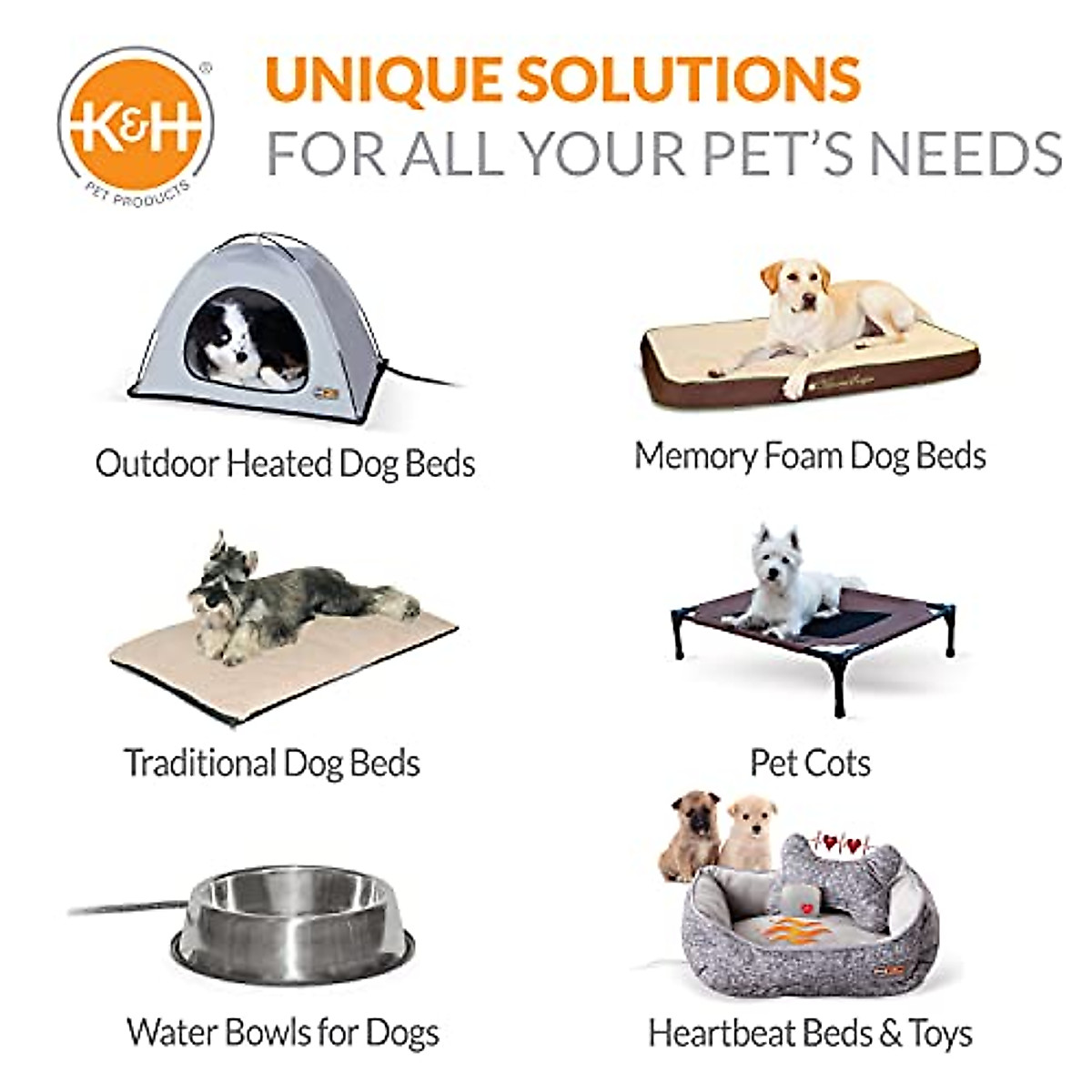 K&H Pet Products Cuddle Cube Pet Bed Gray Medium 28 X 28 Inches
