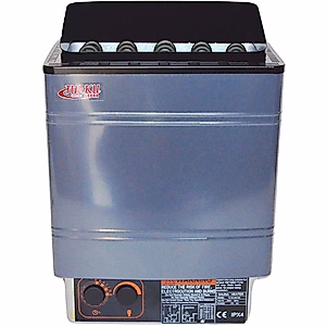 TURKU TU90WD-OD - Residential 9KW Wet & Dry 240V Sauna Stove External CON5 Digital Controller