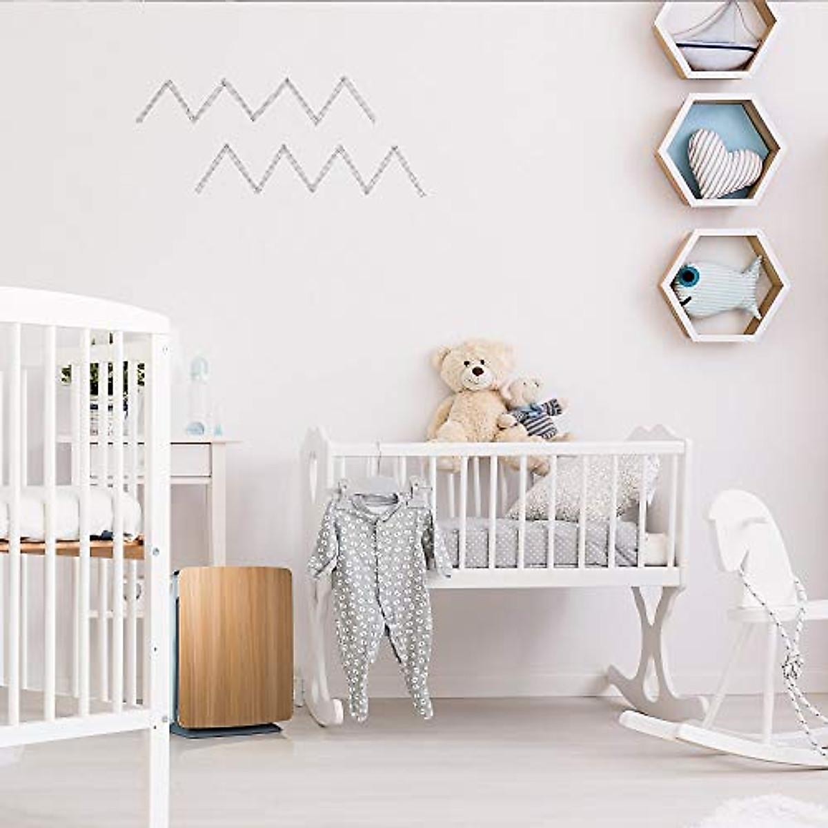 Alen FIT50 HEPA Air Purifier - Medical Grade Filtration H13 True HEPA for 900 SqFt - 99.9% Airborne Particle Removal- Allergens, Dust, Mold, Germs - Oak