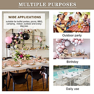 Nasitos 2 Pack Plastic Table Cloth 60x84 Inch-100% Waterproof Clear Table Cover Protector, PVC Sheet Oil Spill Proof Wipeable Table Cloth Disposable for Picnic, Dining, Parties, Outdoor & Indoor Uses