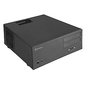 SilverStone Technology GD08B Home Theater Computer Case with Aluminum Front Panel for E-ATX/ATX/Micro-ATX Motherboards GD08B-x