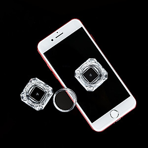 TMO 100pcs 5 Gram Clear Jars Plastic Jars Plastic Cosmetic Container Empty Cosmetic Sample Containers Transparent 5G/5ML Plastic Pot Jars for Eye Shadow,Nails,Powder,Paint