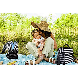 EcoJeannie Large Insulated Lunch Bag - Premium Reusable Cooler Tote for Hot and Cold Foods with Adjustable Shoulder Strap - Perfect Lunch Organizer for On-the-Go!