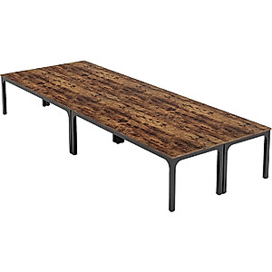 Tribesigns 78.74-Inch Conference Table Set of 4, 13FT Conference Room Table, Large Rectangle Meeting Seminar Table Set for 12-16 Person, Long Business Tables (Only Table)