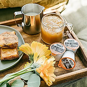 Maud's Dark Roast Decaf Coffee (Decaf Tall Dark and Handsome) 100ct. Solar Energy Produced Recyclable Single Serve Decaf Dark Roast Coffee Pods, 100% Arabica Coffee California Roasted, KCup Compatible