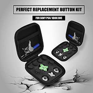 Controller Replacement Kit for/ONE, 15 in 1 Thumb Stick Magnetic Paddles Screwdrivers Replacement Parts Kit for/One