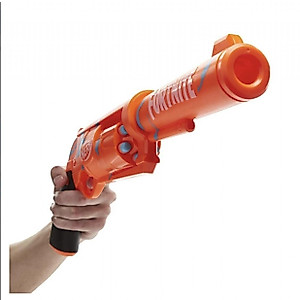 Nerf Fortnite 6-SH Blaster-Camo Pulse Wrap, Hammer Action Priming, Drum, 6 Elite Darts