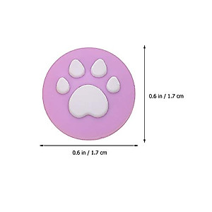 ifundom 4pcs Silicone Rocker Cover Cat Claw Design Joystick Cap Compatible for Switch