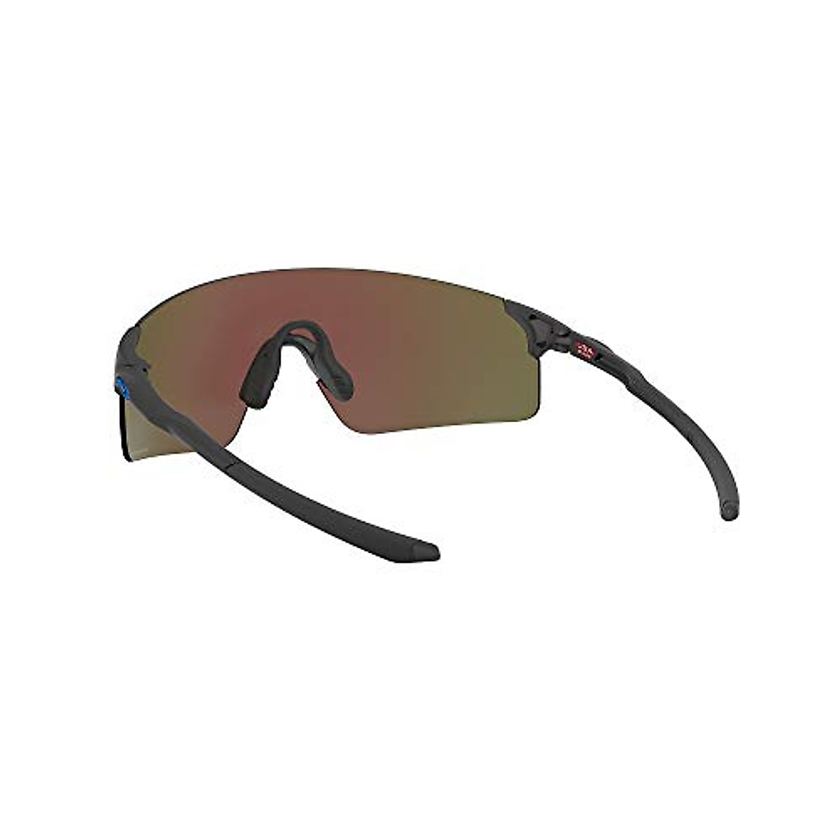 Oakley Men's OO9454 EVZero Blades Rectangular Sunglasses, Steel/Prizm Sapphire, 38 mm