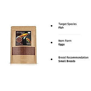 Vpoint Brine Shrimp Eggs – Artemia Cysts of 90% Hatch Rate – Aquatic Foods Baby & Fry Foods - Great Live Fish Food for Freshwater Fish, Saltwater Fish, Fry, etc. (0.25 oz)