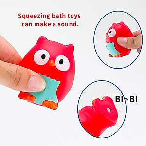 Toddler Bath Toys Mold Free Bathtub Toys, Bath Toys for Toddlers 1-3 Pool Bathroom Bath Time Submarine Set, Pool Toys for Toddlers Infant Boys Girls Birthday Gifts Age 1 2 3 4 5 6 Year Old (Animal)